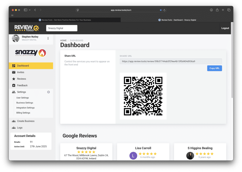 Review.Tools - Get More Positive Reviews For Your Business